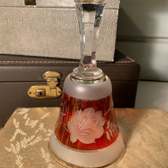 Vintage | Accents | Vintage Ofnah Crystal Bell B3 | Poshmark